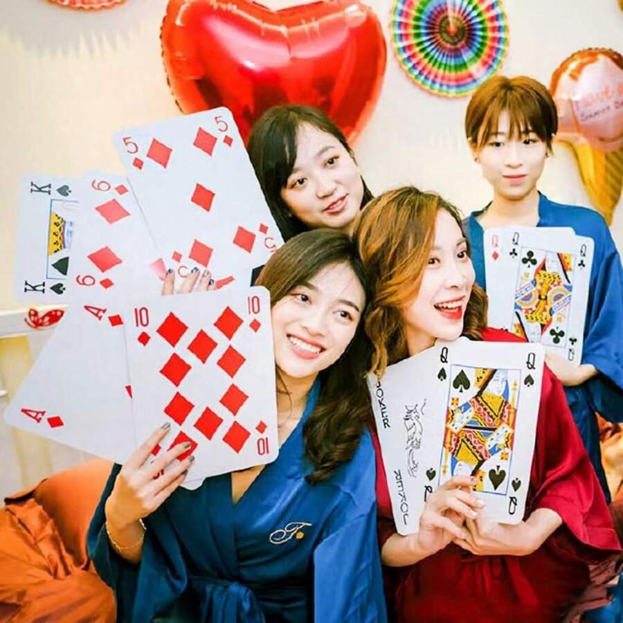 1 Deck Of Jumbo Playing Cards Giant Poker Cards Large Oversized Cards ...