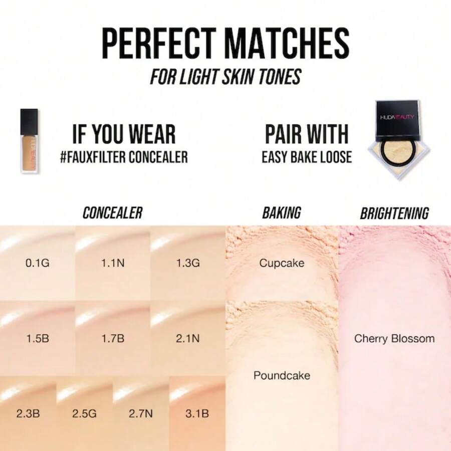 Huda Beauty HUDA BEAUTY Easy Bake Loose Baking & Setting Powder – 0.71 ...