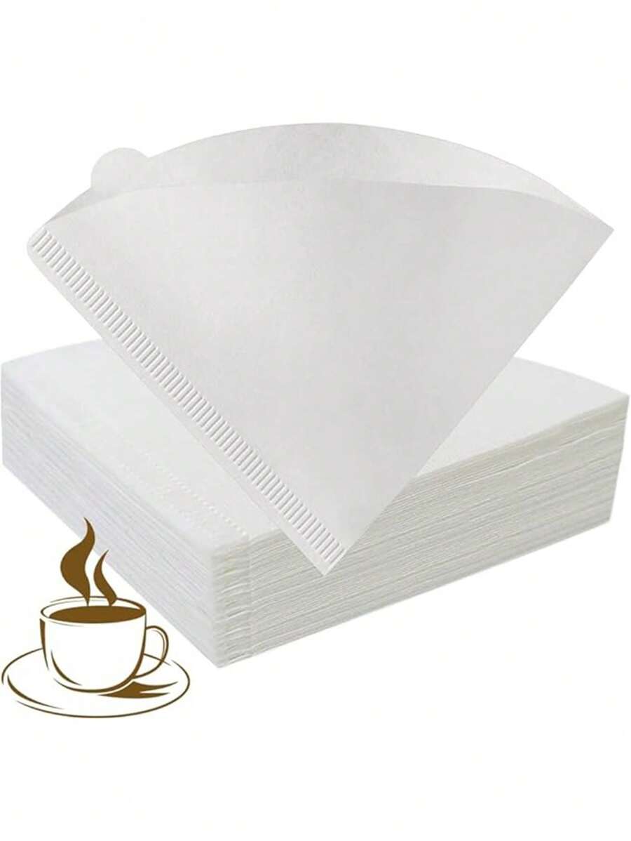 100pcs Premium Disposable V60 Cone Coffee Filters - Perfect For Drip ...