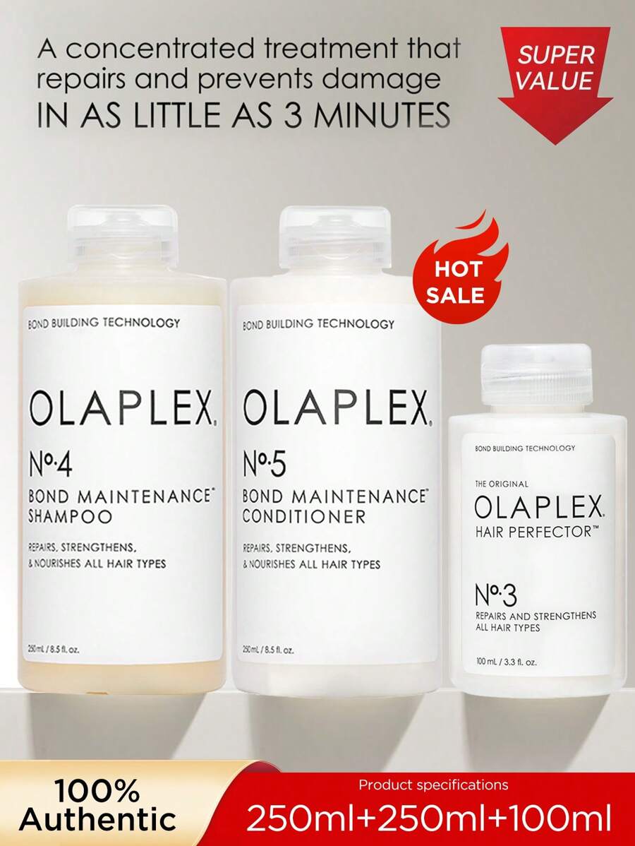 Olaplex OLAPLEX Repair Shampoo & Conditioner Set, Color Treated Hair ...