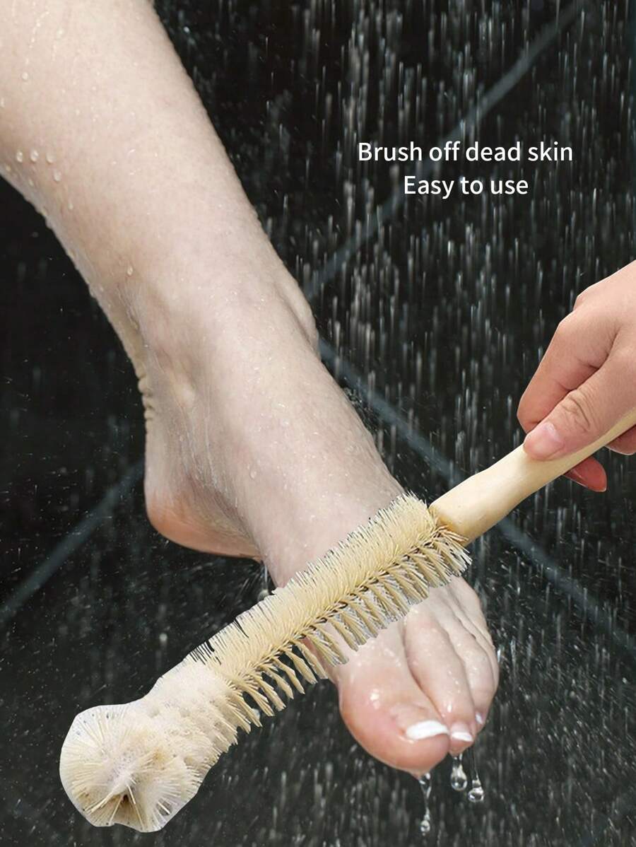 1pc Long Handle Toe Cleaner Brush, Reusable, For Elderly, Pregnant Moms ...