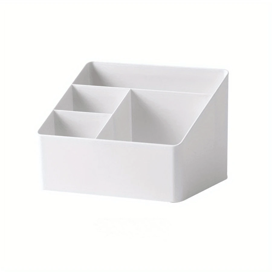 Minimalist White Desktop Storage Box Organizer For Stationery ...