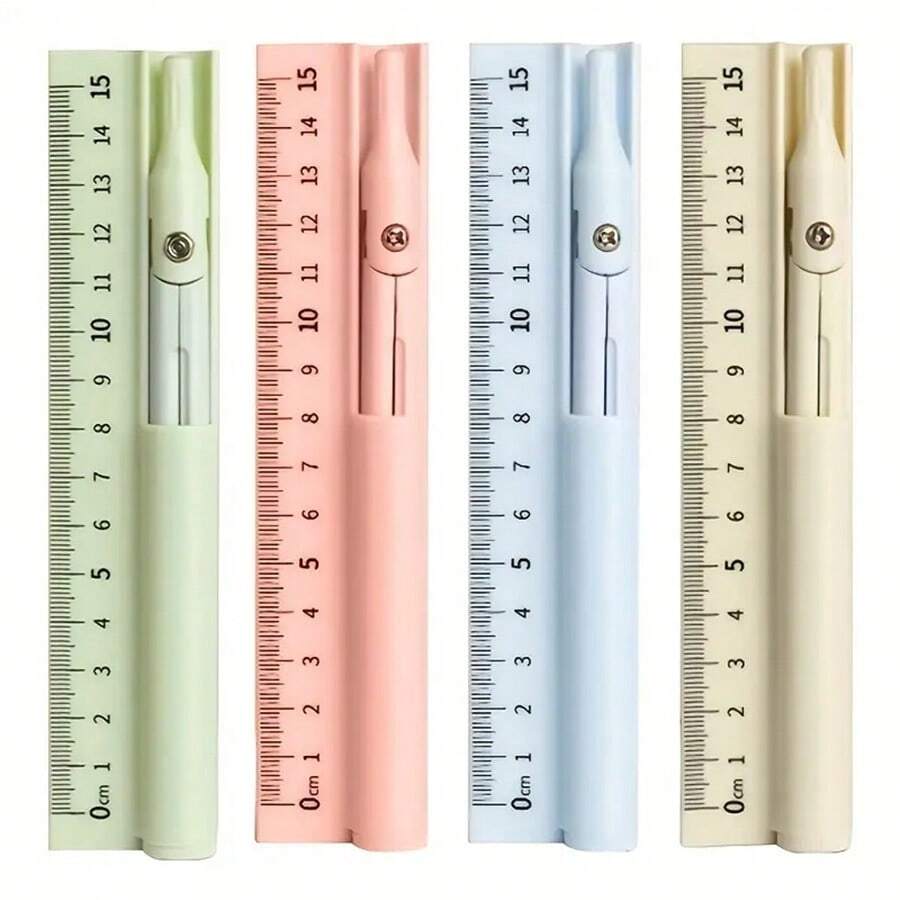 Multifunctional Art Set - 3-In-1 Compass, Ruler & Pencil With Scale For ...