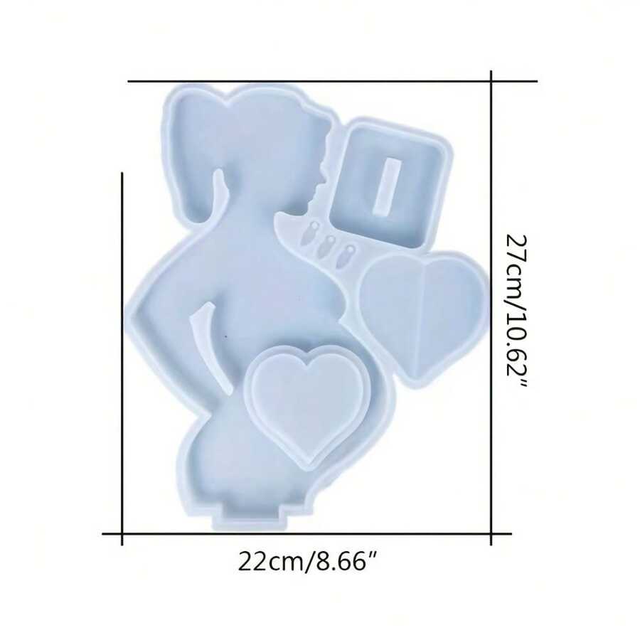 1pc Resin Frame Silicone Mold, Large Silicone Mother Frame Resin ...