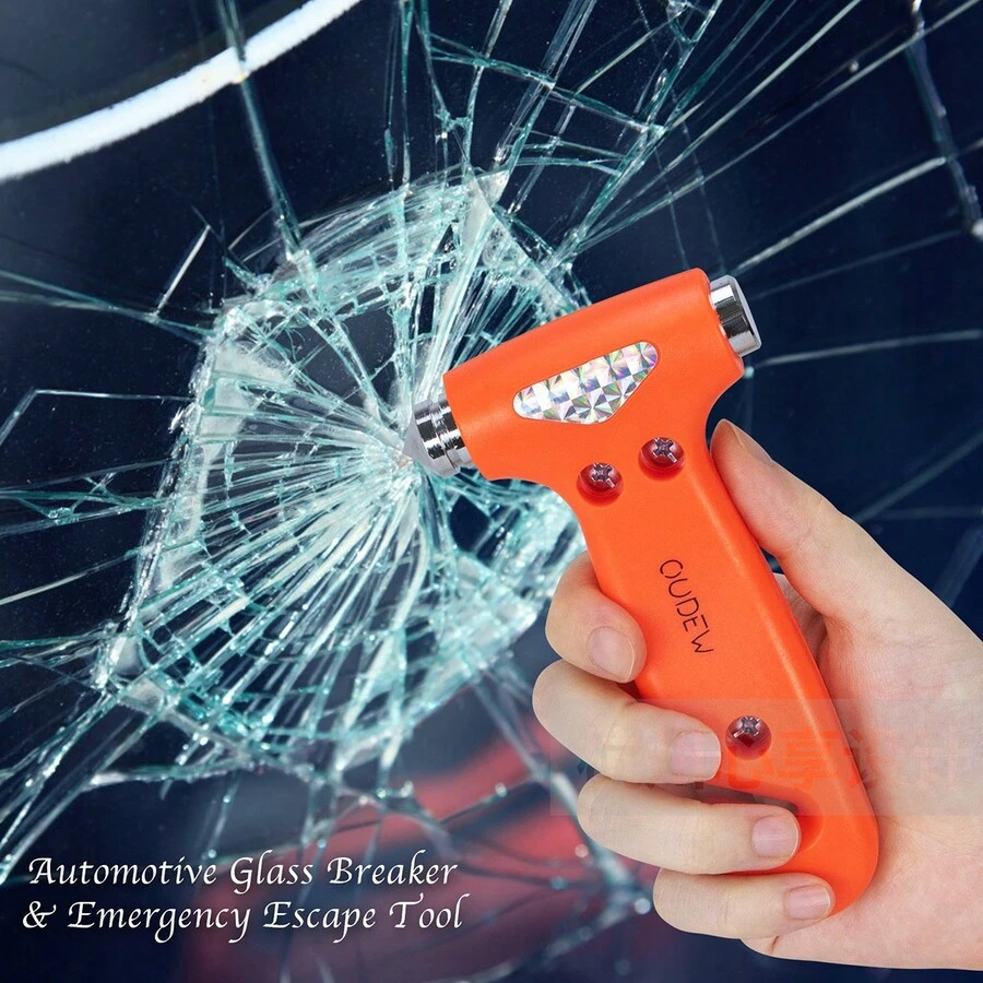 Random Color 2-In-1 Car Emergency Escape Tool, Includes Safety Hammer ...
