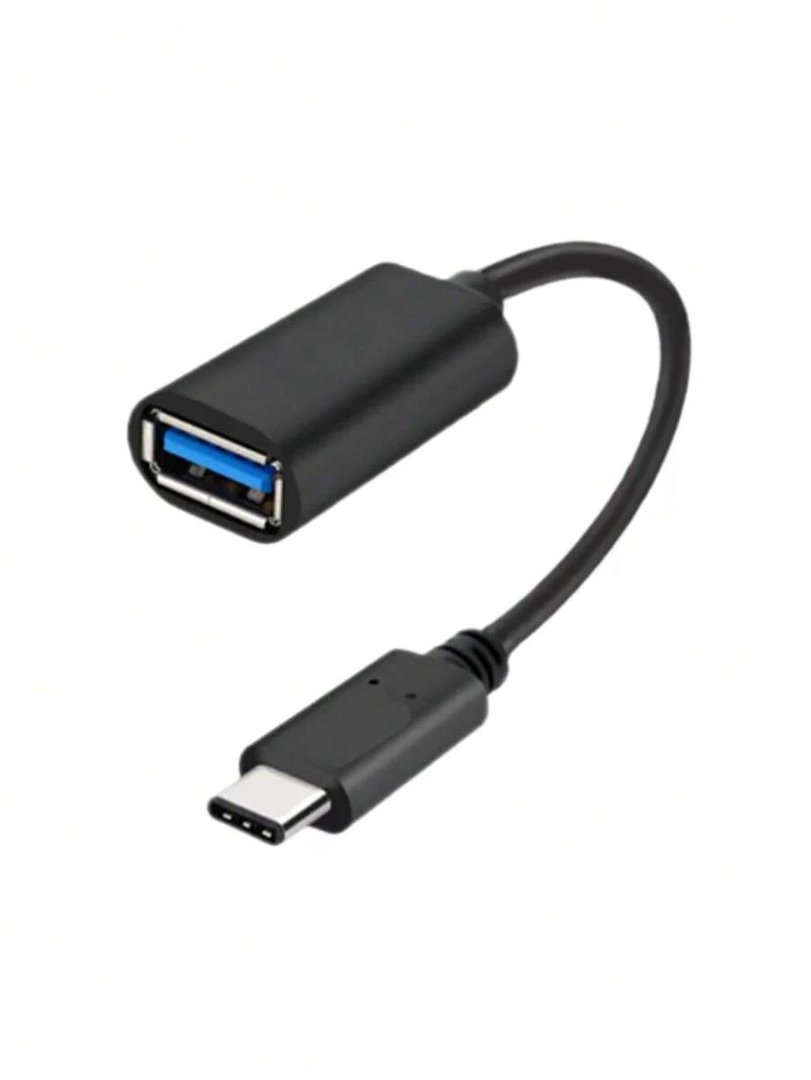 USB To Type C OTG Adapter Cable Connect Mouse Keyboard Pendrive 2.0 ...