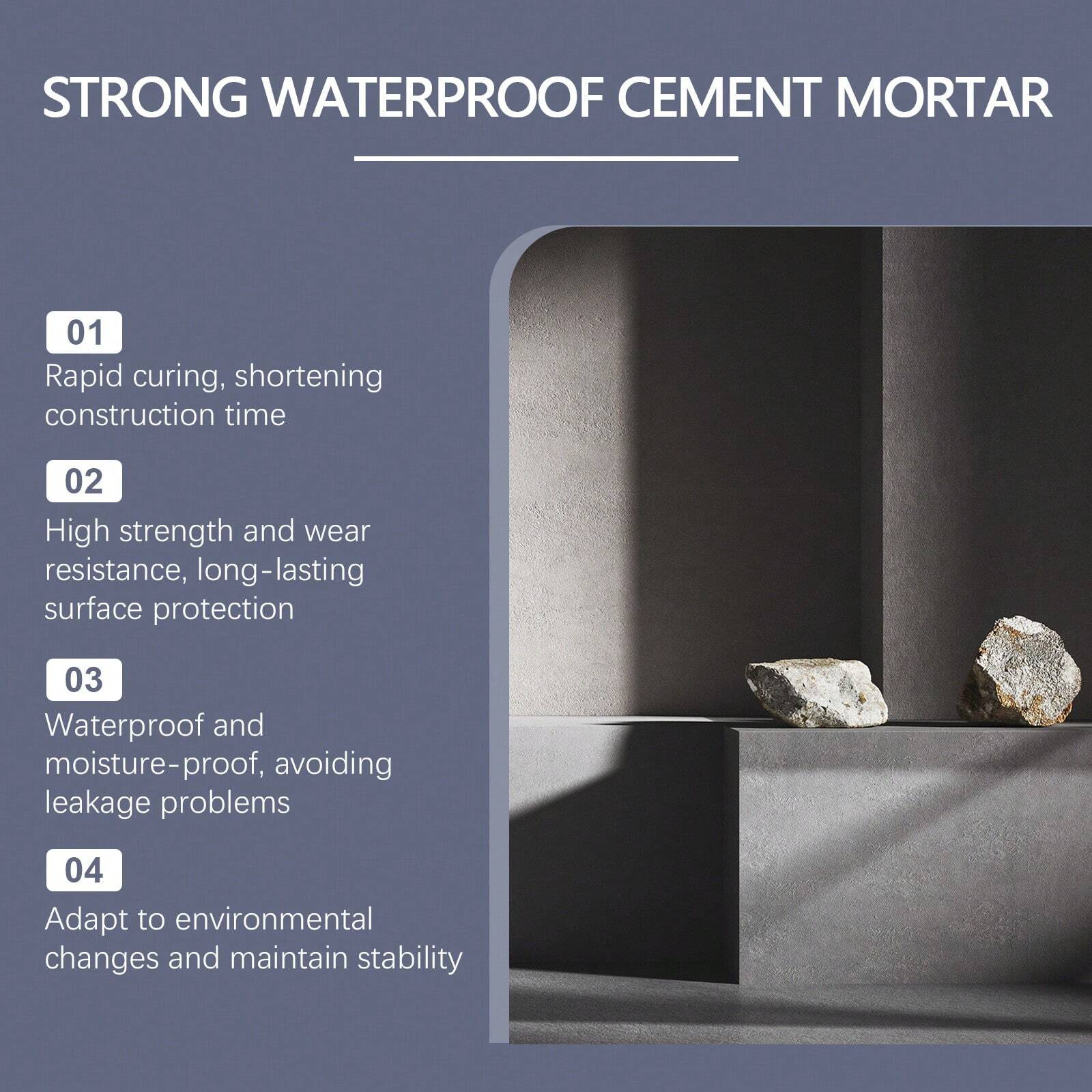 Waterproof Cement Mortar Household External Wall Water Leakage ...
