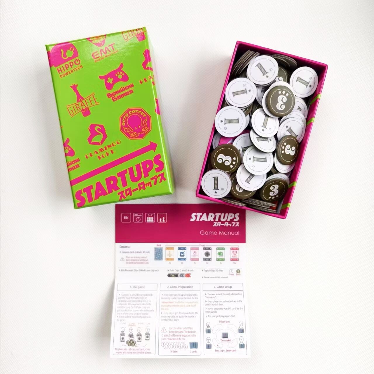 OINK Startup Portable Mini Board Game, Competitive Party Style Tabletop ...