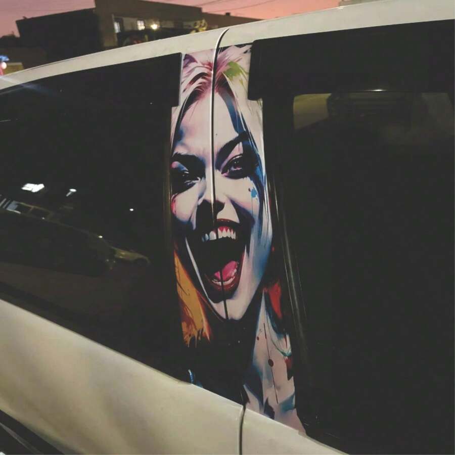 KIT 2 StickBomb Car Column Sticker Laminated High Resistance And ...