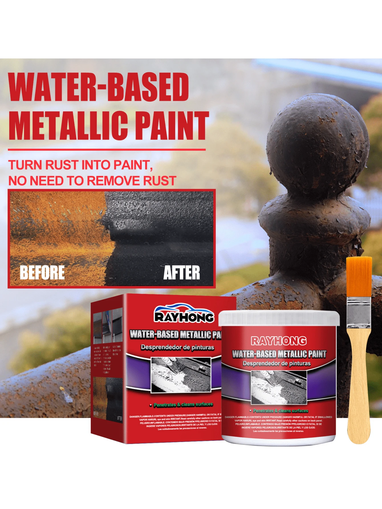 Rust Removal Primer Removal Of Water-Based Primer Metal Refurbishment ...