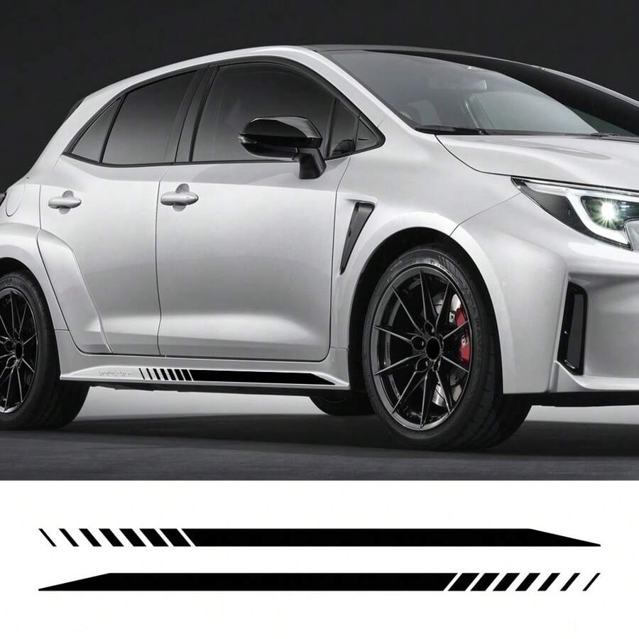 For Toyota Corolla GR Four Car Vinyl Decals Side Skirt Graphics Racing ...