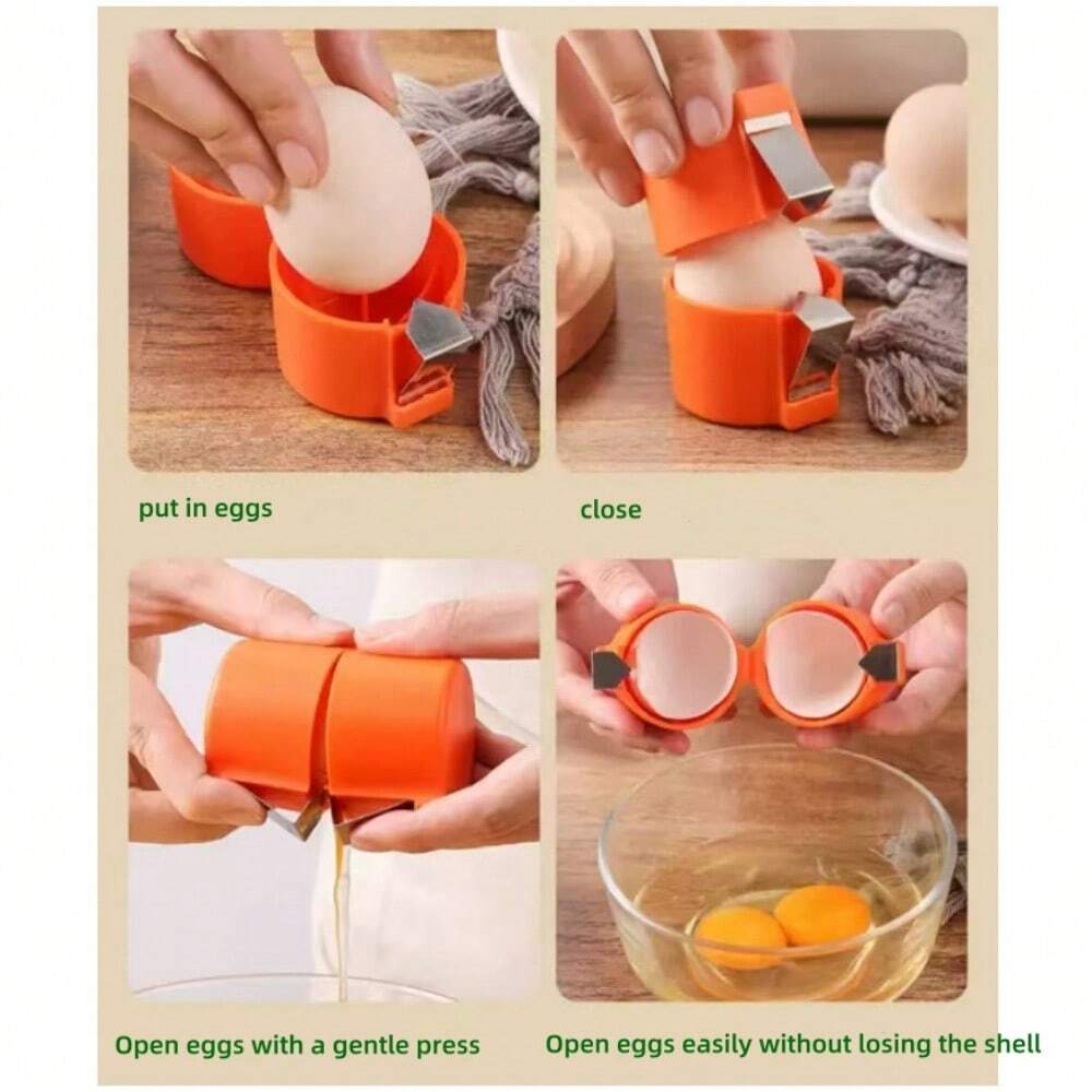 New Creative Egg Opener, Egg Shell Separator, Portable Fast Egg Beater ...