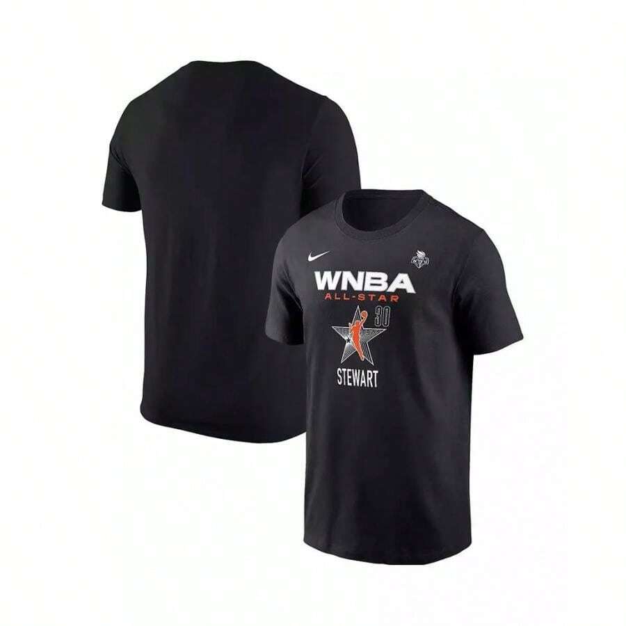 Big Boys And Girls Breanna Stewart Black 2024 WNBA -Star Game Name ...