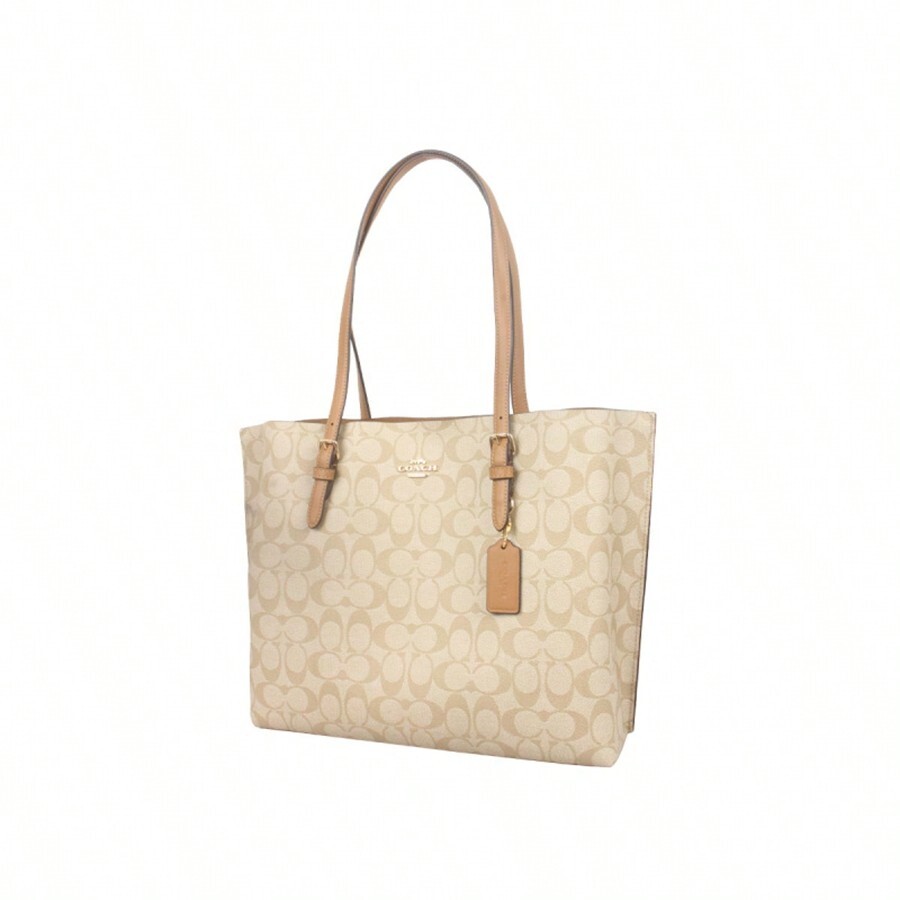 Coach COACH Outlet Mollie Women's PVC & Leather Zip Compartment Tote ...