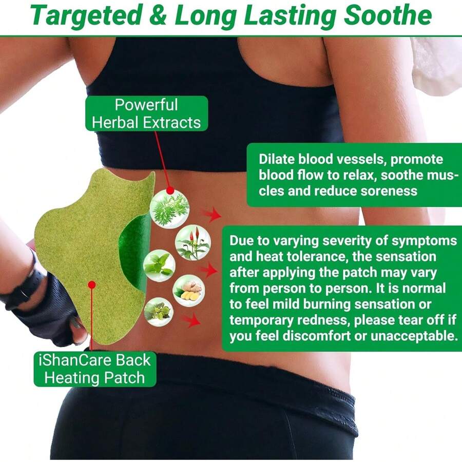 Knee Patches Heat Patches For Joint Back Shoulder Neck Warming Herbal ...