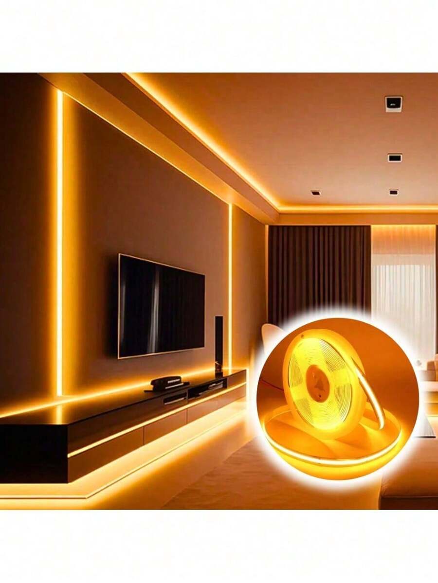 Cob Strip 3528 360/M Leds 12v 5 Meters 8w/M IP20 Recessed Ceiling ...