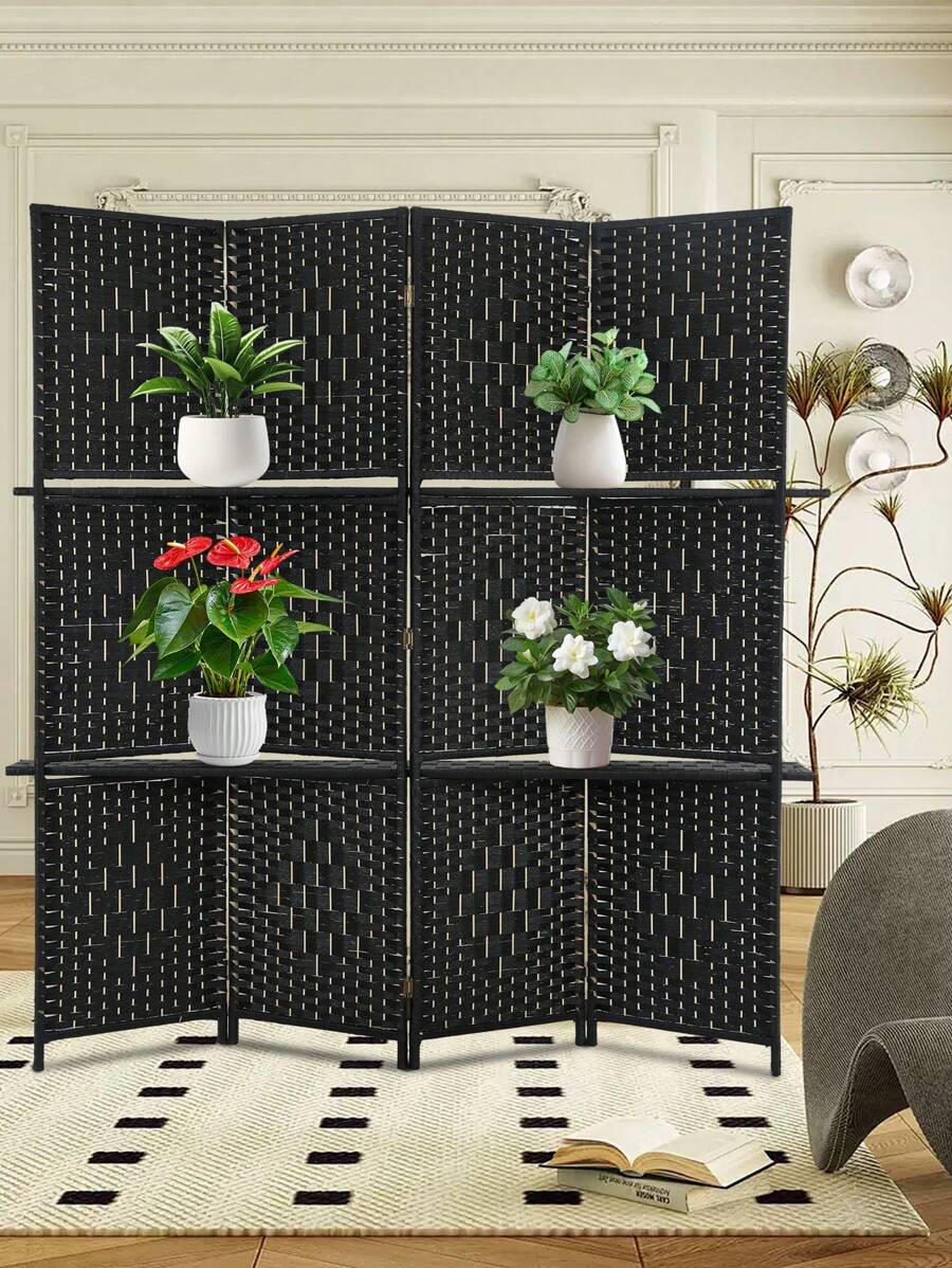 Room Divider Room Screen Divider Wooden Screen Folding Portable ...