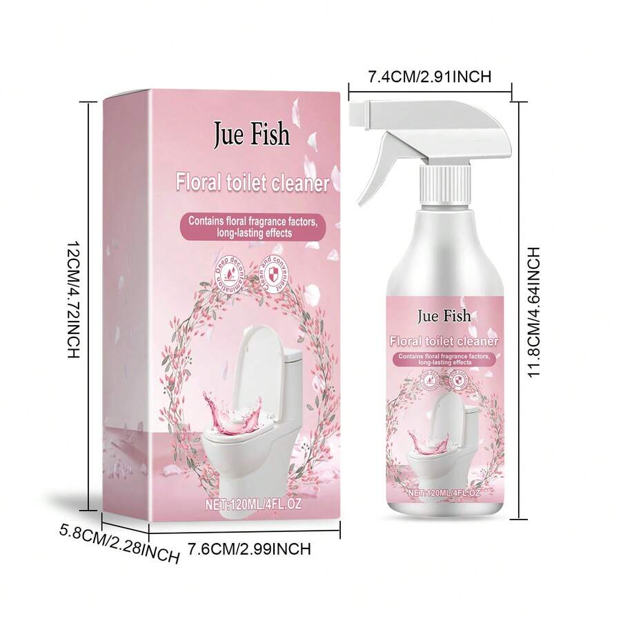 Floral Toilet Decontamination Cleaner Toilet Toilet Dirt Cleaner ...