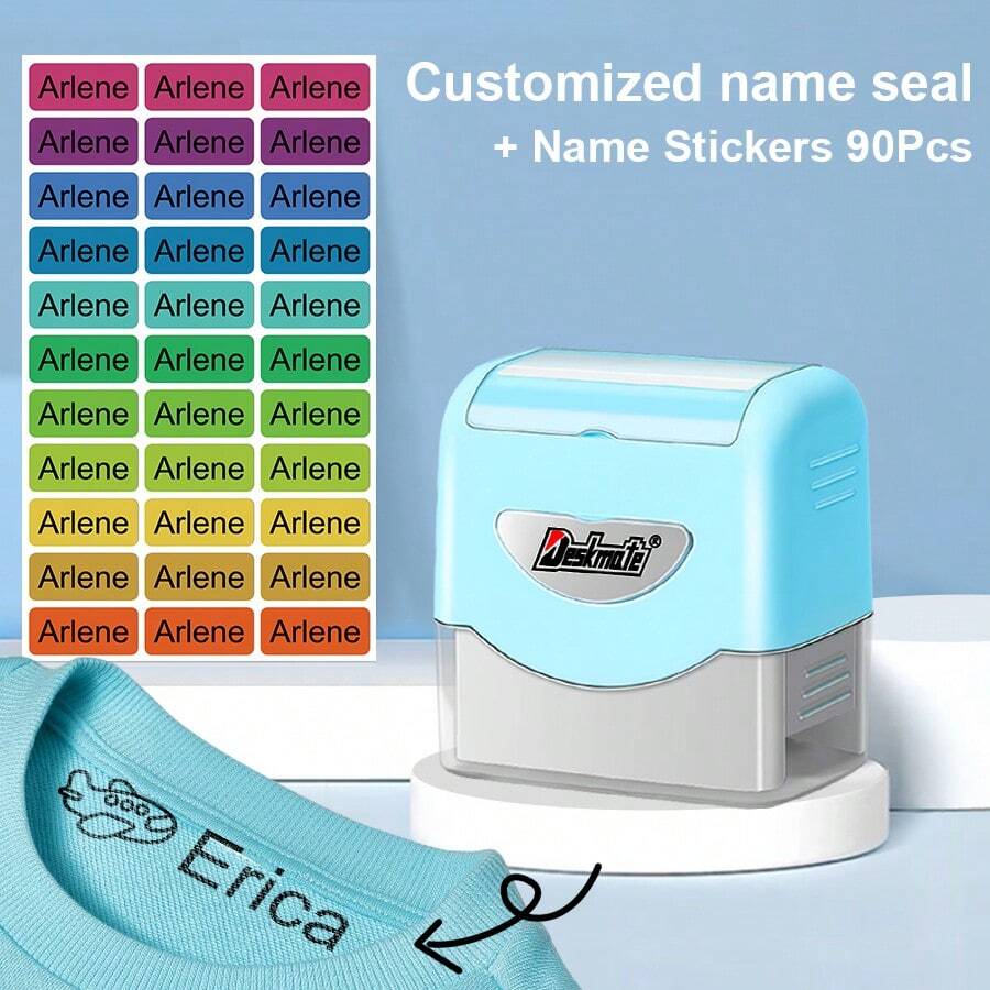 Large Size Kindergarten Name Stamps For Children - Waterproof, Fade ...