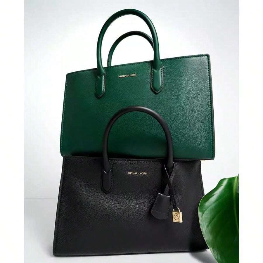 Michael Kors MICHAEL Scarlett Medium East West Leather Satchel | SHEIN USA