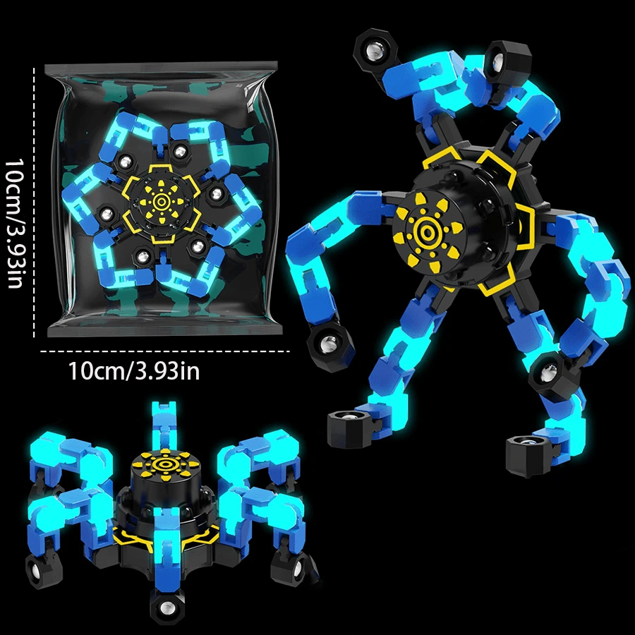Le gyroscope lumineux resplendissant pour le bout des doigts ...