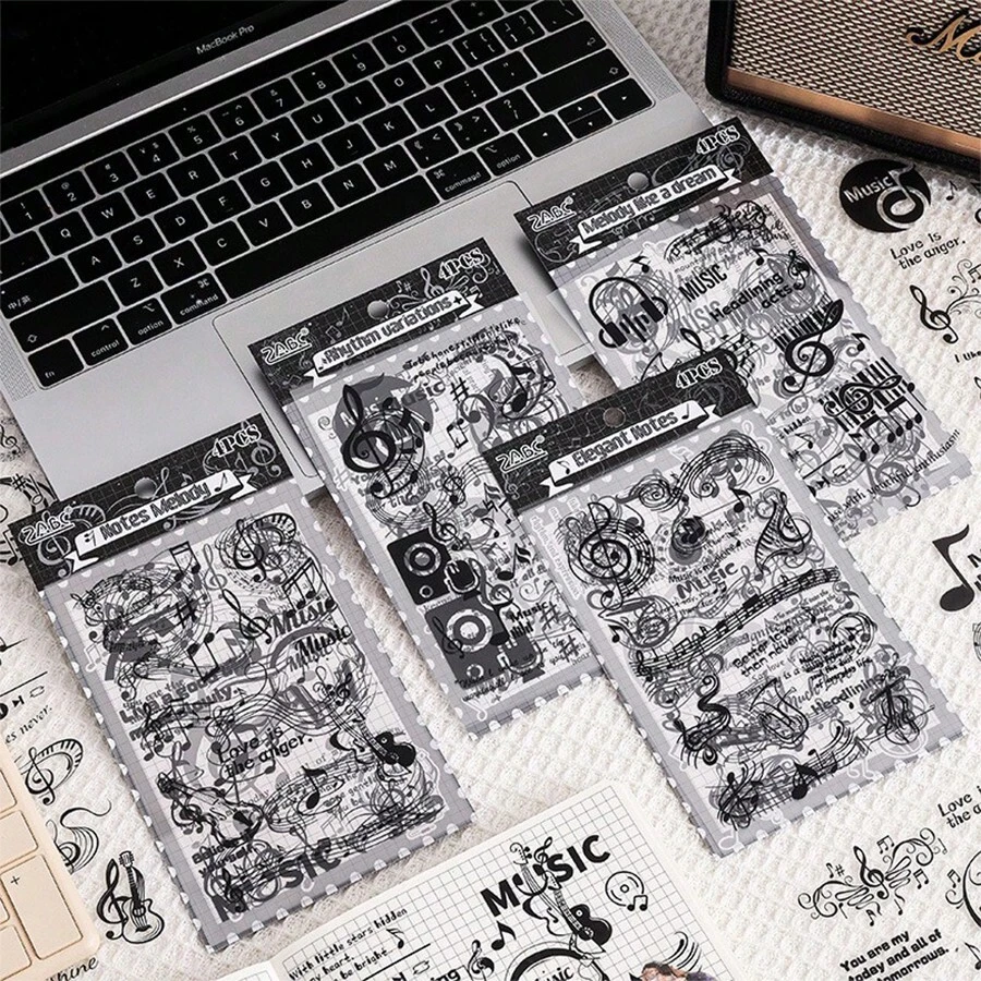 Transparent Waterproof Pet Sticker Diy Ledger Diary Decorative Stickers ...