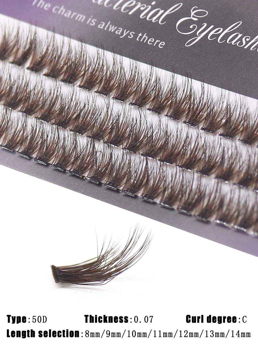 60pcs Russian Thick, Fluffy, Colorful 50D Lash Extensions For DIY False ...