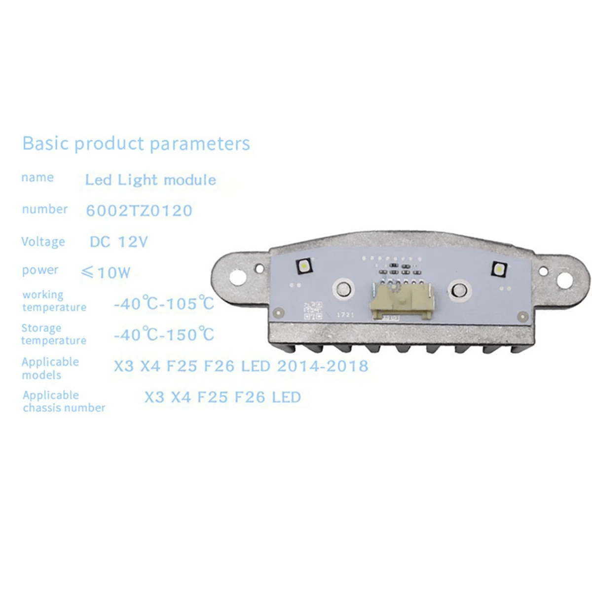 4X 1308310415 LED-Scheinwerfer DRL Tagfahrlicht Modul Leuchtmittel ...
