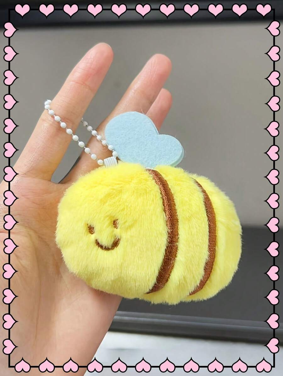 Cute Cartoon Animal Plush Keychain - A Soft Plush Accessory For Bags ...