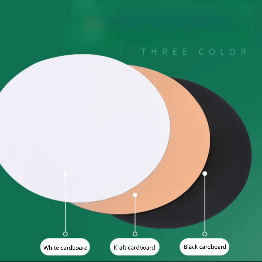 10 Sheets Of 9.84 Inch Round Cardstock For Art Drawing, Drawing And ...