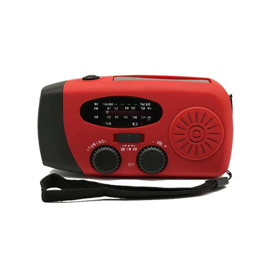 Solar Powered Portable Radio, Fast Activation With Multiple Energy ...