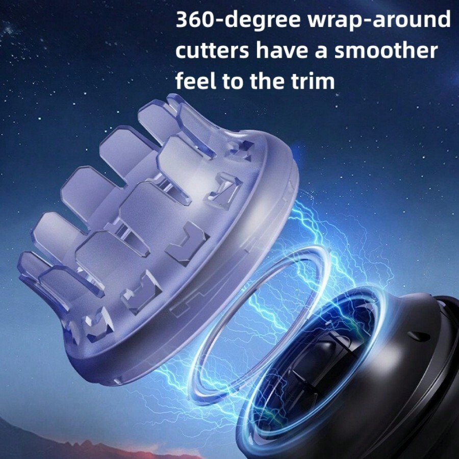 Automatic Electric Clipper Haircut Trimmer, Flying Saucer Display ...