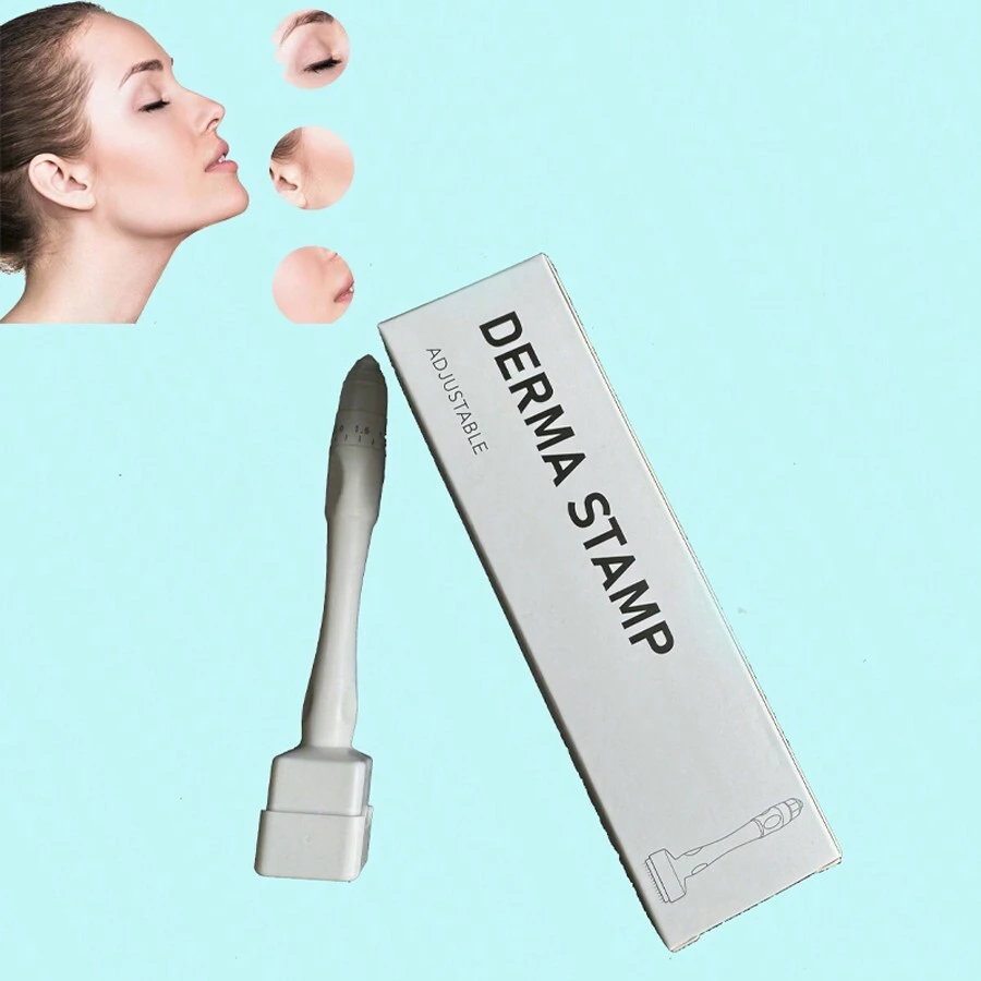 Derma Stamp 100 Adjustable Medical Stainless Steel Needle Skin Care ...