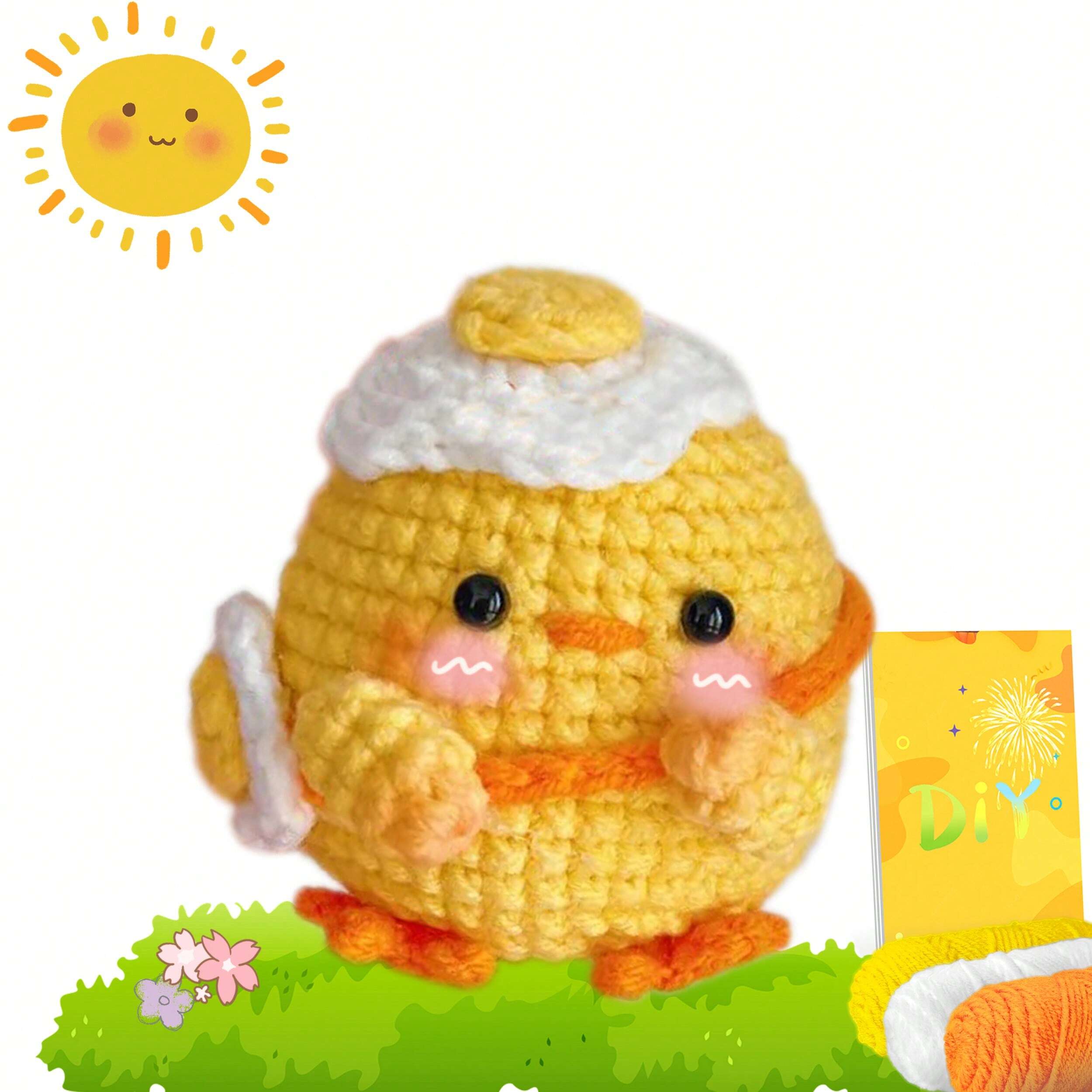 DIY Crochet Kit For Beginners, Amigurumi Stuffed Kits - Gift Animal ...