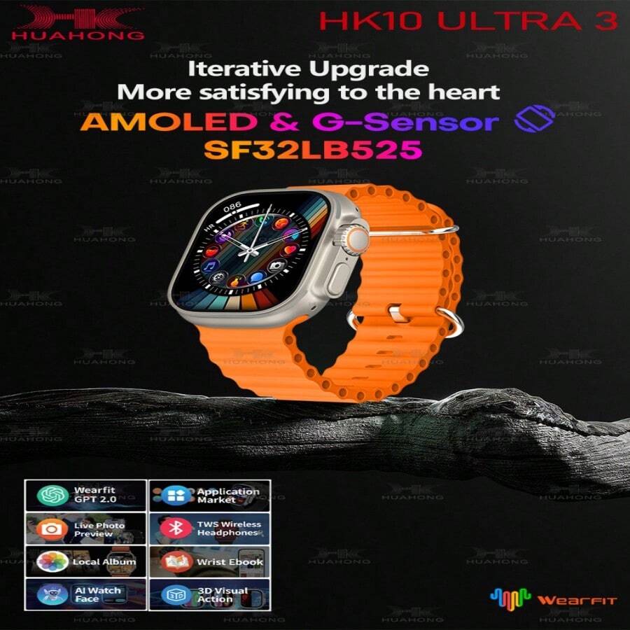 Reloj Inteligente Smartwatch HK10 ULTRA3 Fralugio Mide Glucosa | Moda de Mujer | SHEIN México