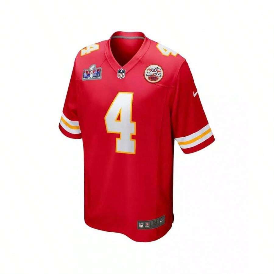 Nike Men's Rashee Rice Red Kansas City Chiefs Super Bowl LVIII Game ...
