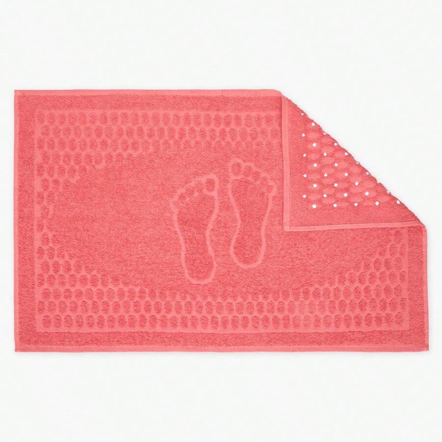 Kit 2 NON-SLIP Bathroom Floor Mats 100% Cotton Great Absorption Havana ...