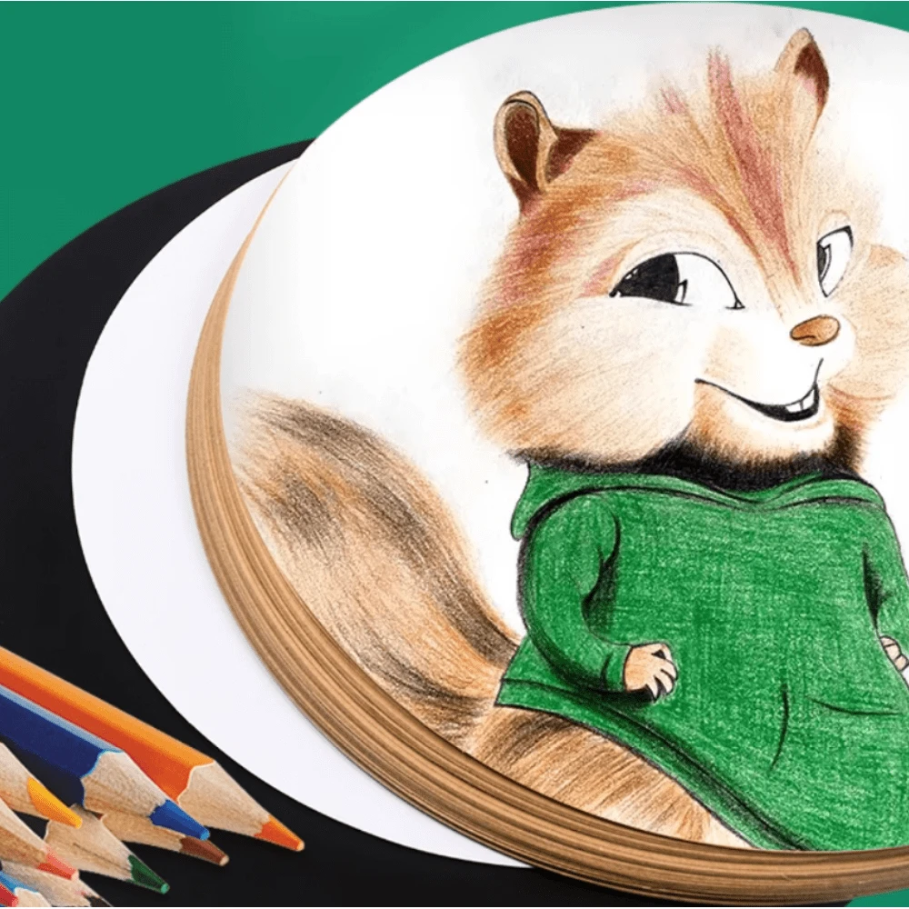 10 Sheets Of 9.84 Inch Round Cardstock For Art Drawing, Drawing And ...