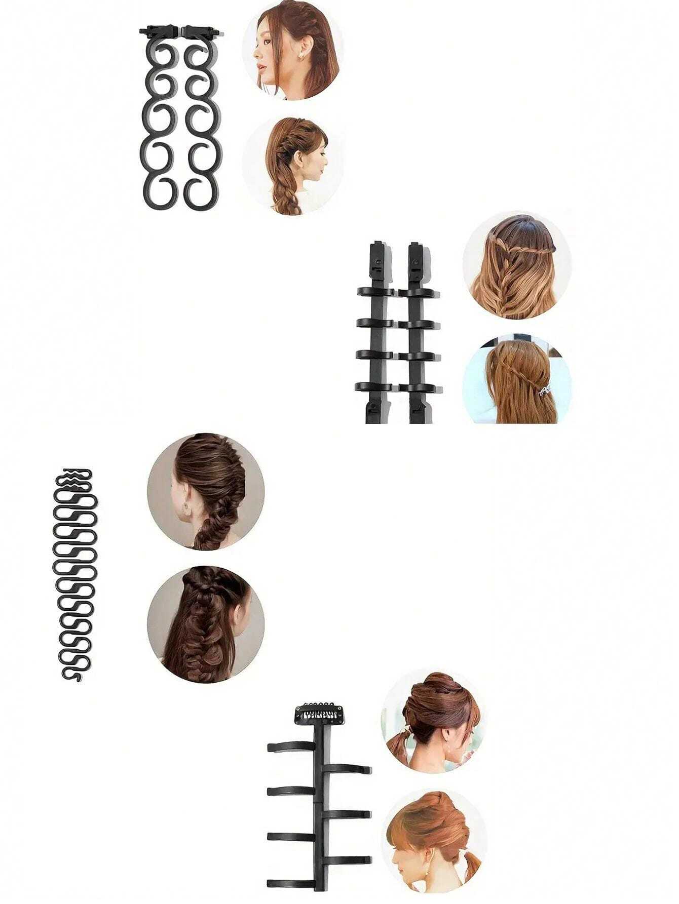 Hair Styling Set Hair Braider DIY Braiding Tools Magic Hair Accessories ...