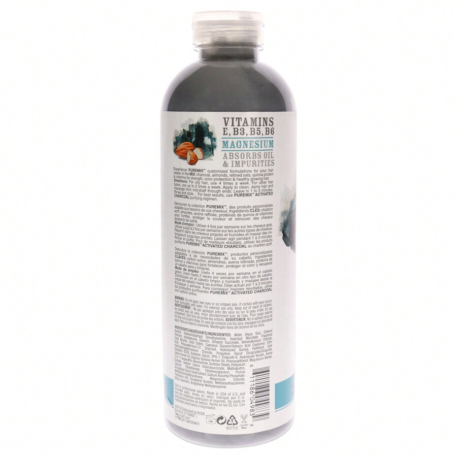 RUSK Puremix Activated Charcoal Purifying Conditioner By Rusk For ...