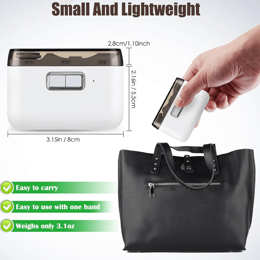 2 In 1 Electric Nail Clipper, Rechargeable Automatic Manicure Trimmer ...