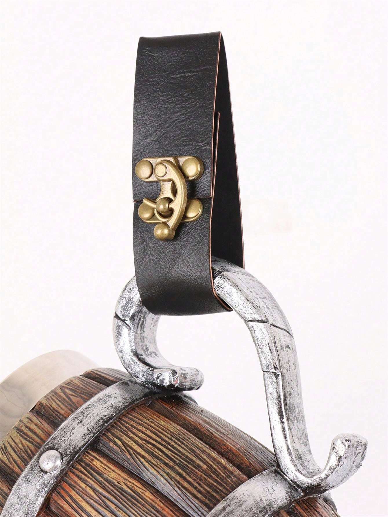 PU Leather Clasp Mug Holder For Medieval Belt Renaissance Faire Larp ...