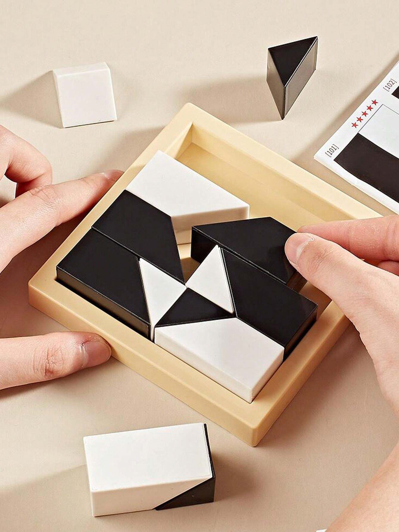 Intellisence Hidden Building Block Puzzle Toy, Develop Child's Spatial Thinking And Imagination ...