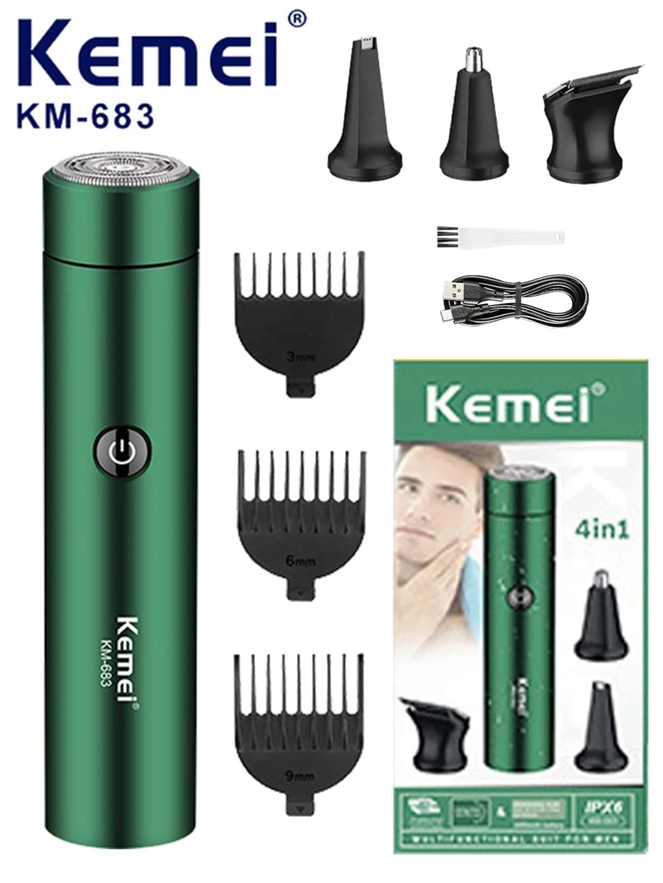 Kemei KEMEI's New Best-Selling Mini High-Quality Portable Electric ...