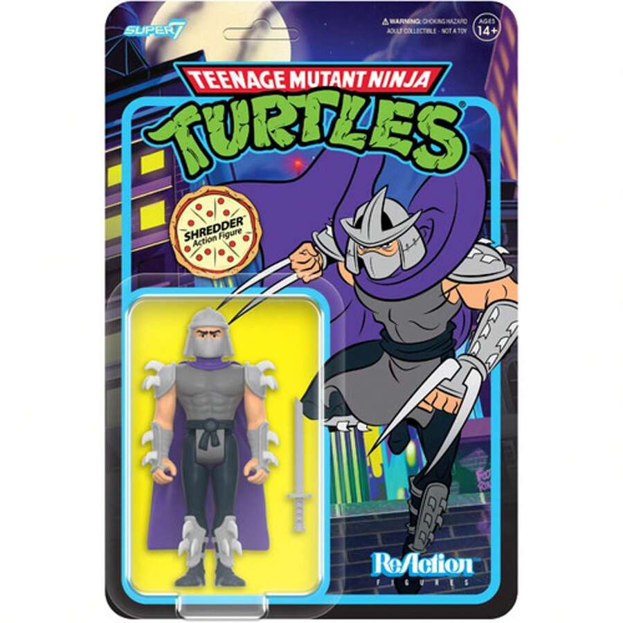 Super7 - Teenage Mutant Ninja Turtles - ReAction Wv8 - Shredder ...
