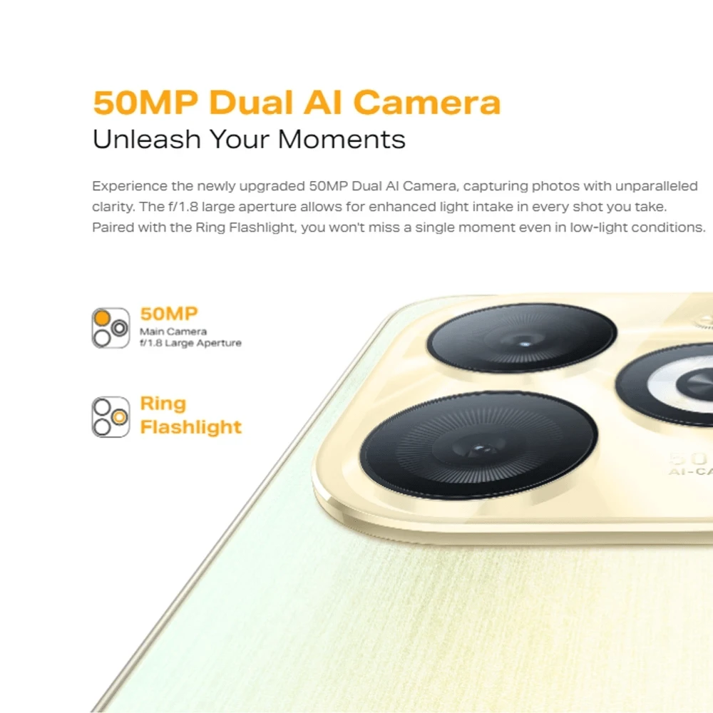 Infinix Smart 8 Pro 8GB+128GB MTK Helio G36 6.6" 90Hz Display 50MP Dual AI Camera 5000mAh Global ...