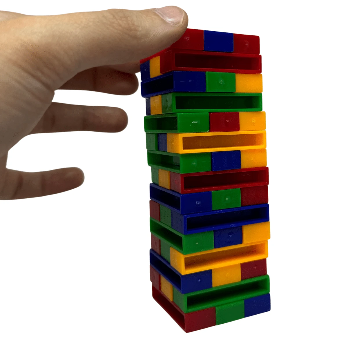 Colorful Tower Fell Lost 45 Pieces Balancing Toy Interactive Games For ...