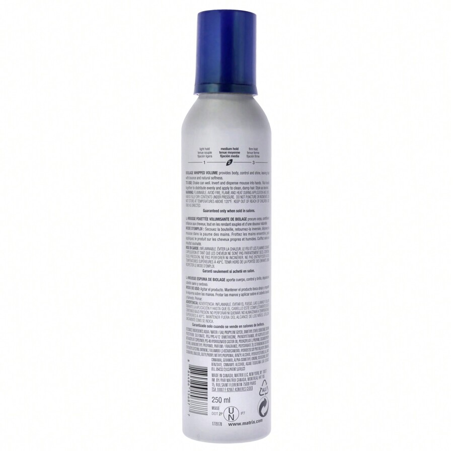 Matrix Biolage Styling Whipped Volume Bodifying Mousse By Matrix For ...