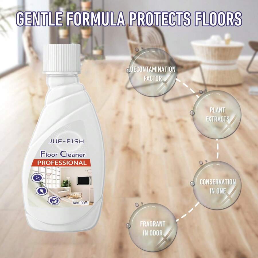 Jue-Fish Frasco de 100 ml de Líquido de Limpeza de Piso de Alta ...