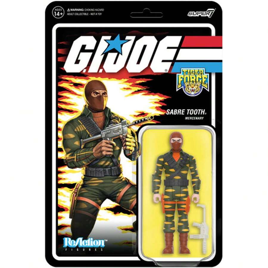 Super7 - G.I. Joe - ReAction Figures Wv8 - Sabre Tooth [COLLECTABLES ...